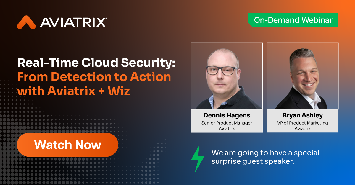Real-Time Cloud Security: From Detection to Action with Aviatrix + Wiz
